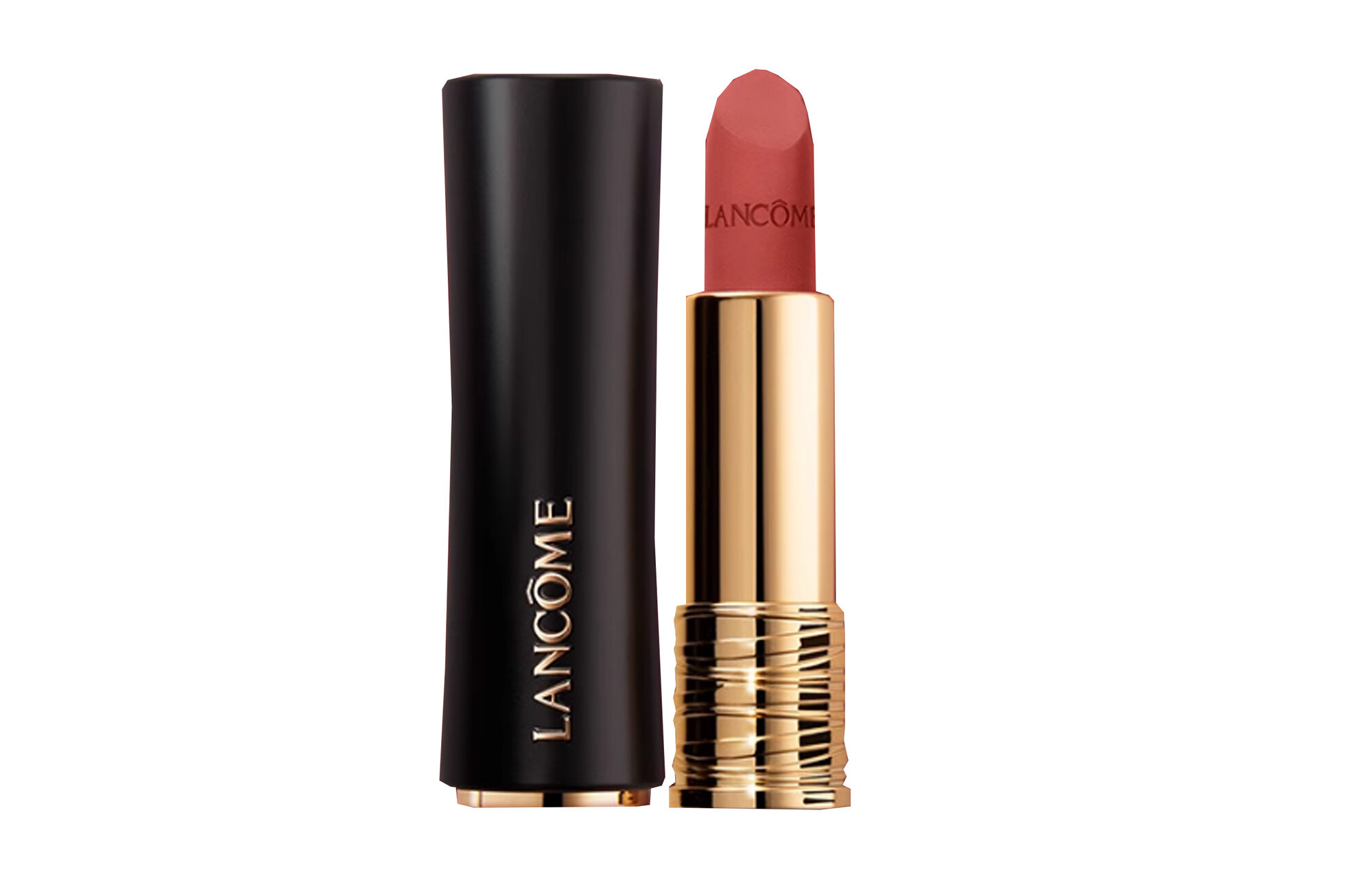 Помада-бальзам для губ женский LANCOME Jingchun Small Round Pendant Black Gold Tube, оттенок #316 Enchanting Pink