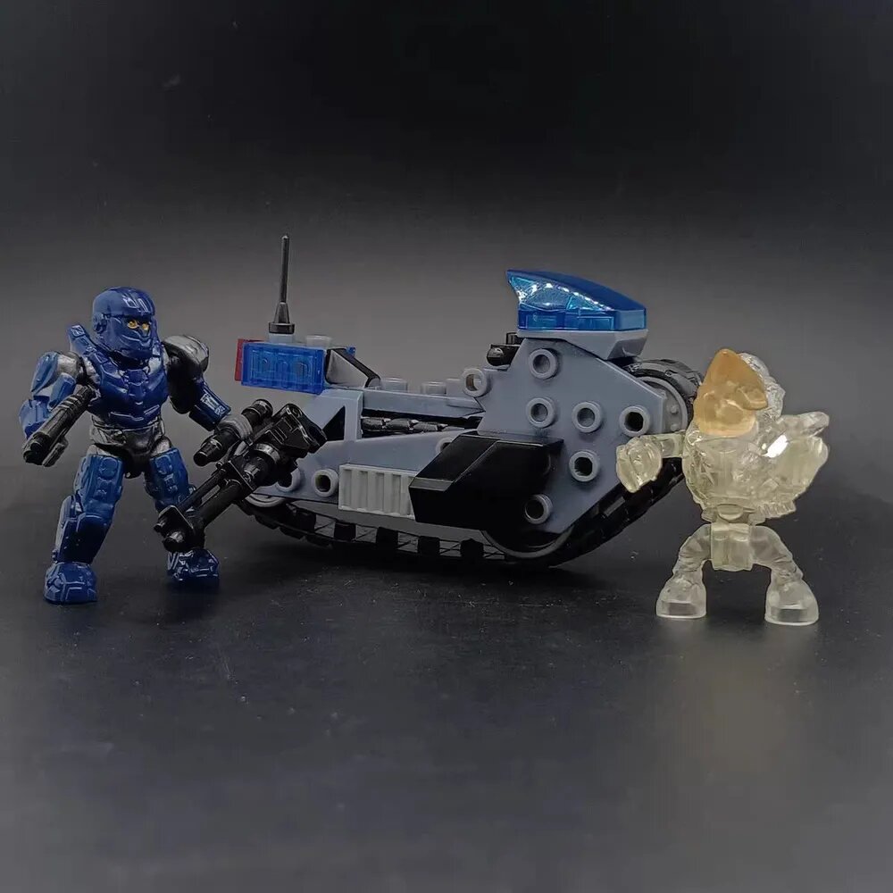 MEGA Фигурка Хало Bloks Construx Halo Heroes Elite Ultra Golden Mini Figure
