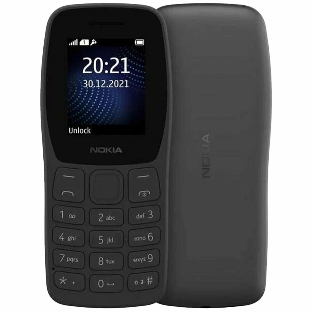 Телефон Nokia 105 TA-1416 Charcoal