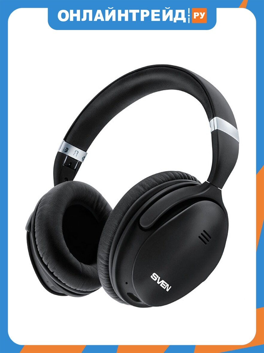 Беспроводные наушники Sven AP-B780MV, черный (Bluetooth, ANC)