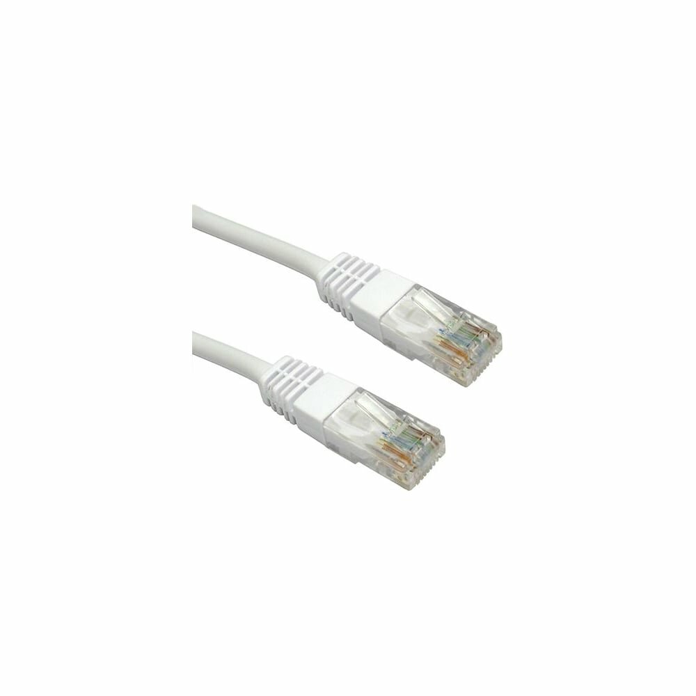Патч-корд LANMASTER RJ45 - RJ45, 4 пары, UTP, категория 6, 5 м, белый LAN-PC45/U6-5.0-WH