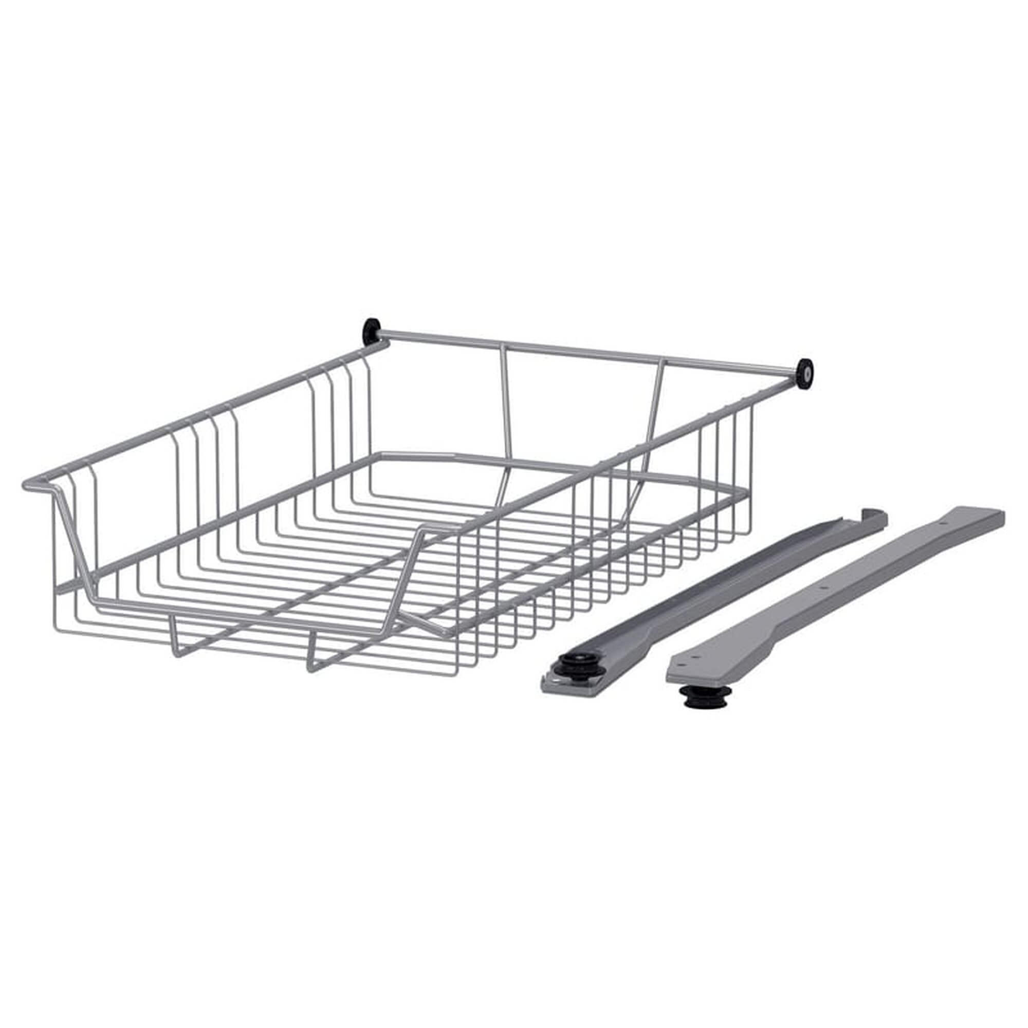 Корзина IKEA UTRUSTA, для кухонной мебели, сталь, пластик, белая, 40см