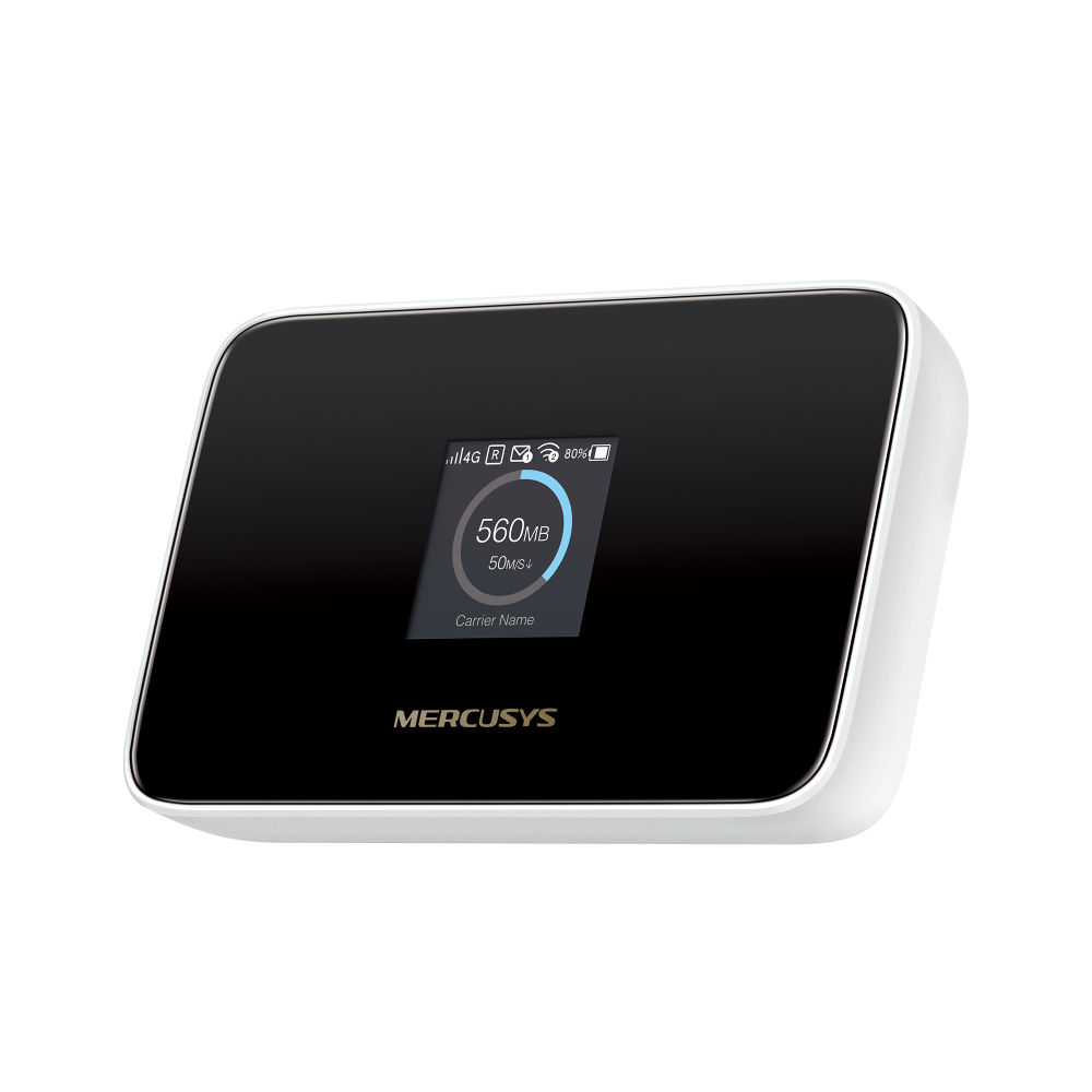 Wi-Fi Роутер 4G/LTE Mercusys MT115 портативный, 2.4ГГЦ AX300, 2400 мА/ч, до 10 устройств