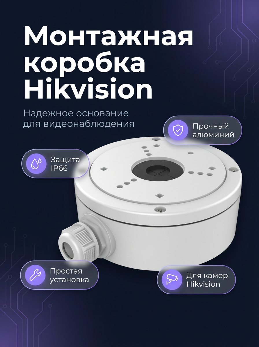 Монтажная коробка Hikvision DS-1280ZJ-S