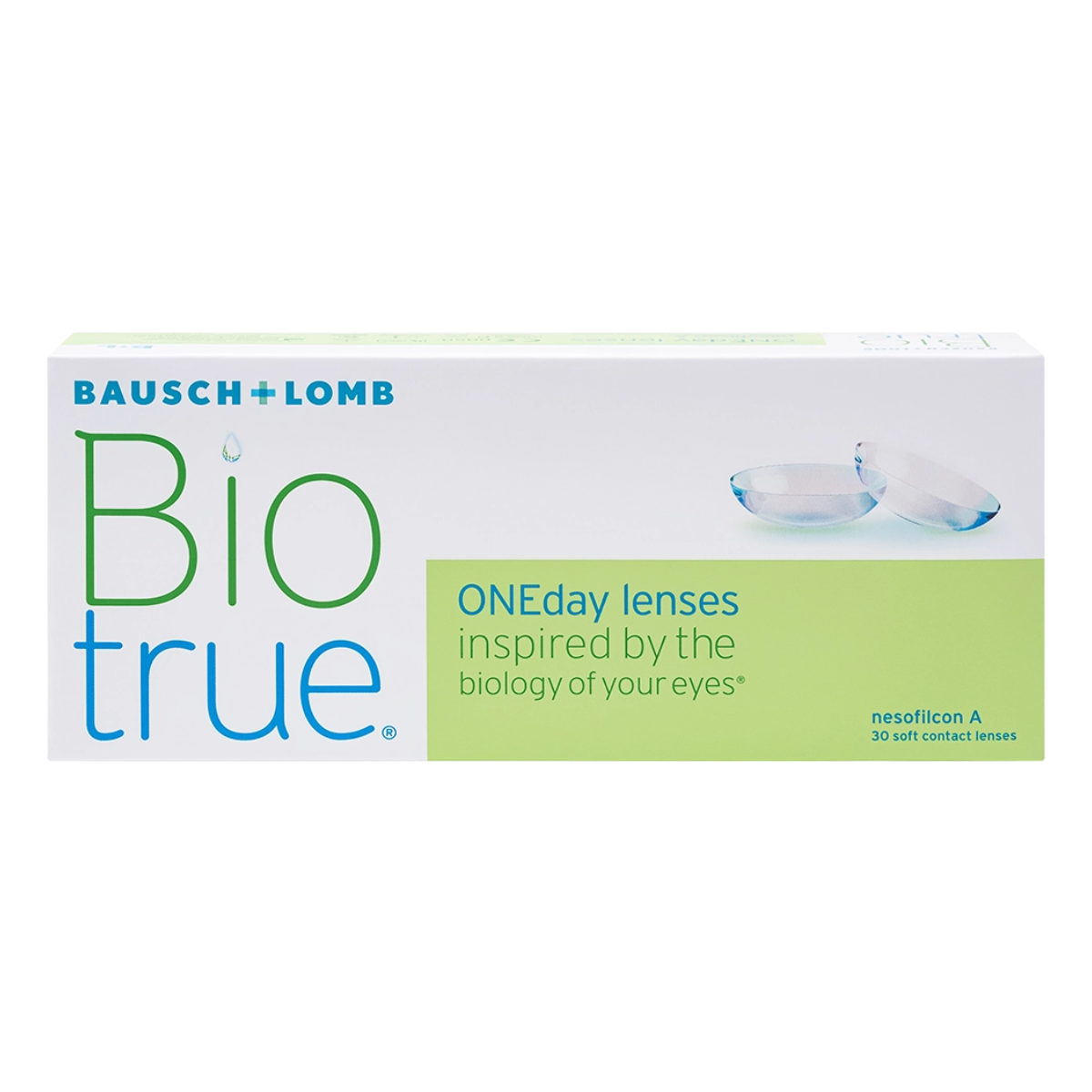 Линзы контактные Biotrue ONEday, мягкие однодневные (-2.75), 30 шт.