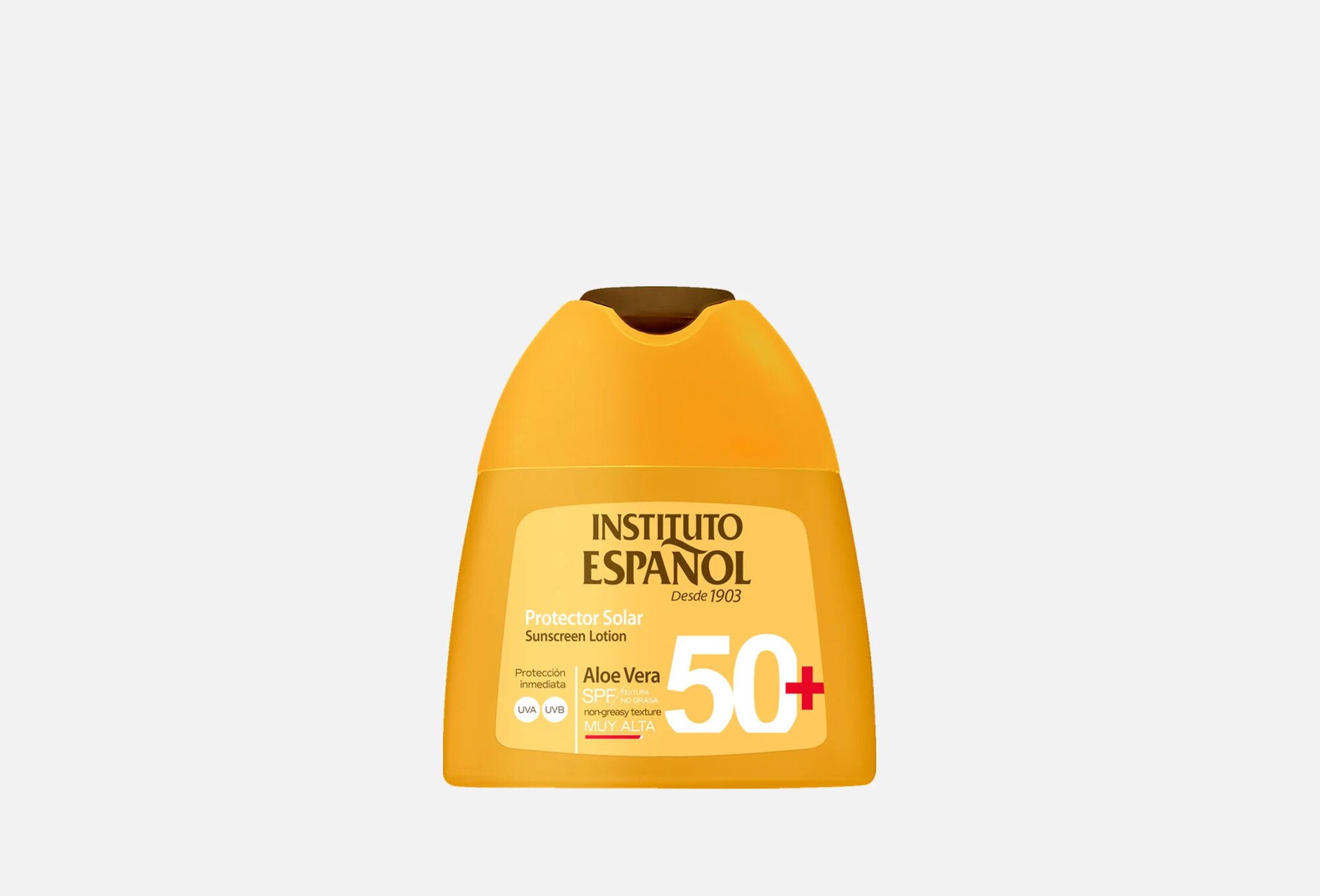 INSTITUTO ESPANOL ALOE VERA Солнцезащитный влагостойкий лосьон для тела SPF50+ 100мл