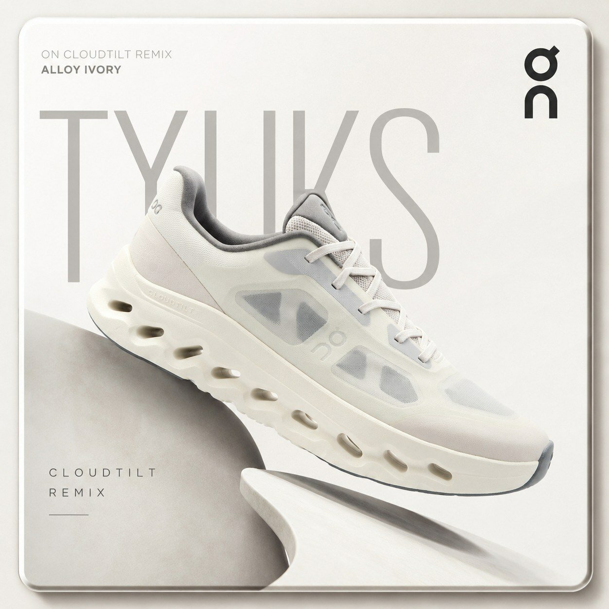 Кроссовки On Running Cloudtilt Remix "Alloy Ivory"