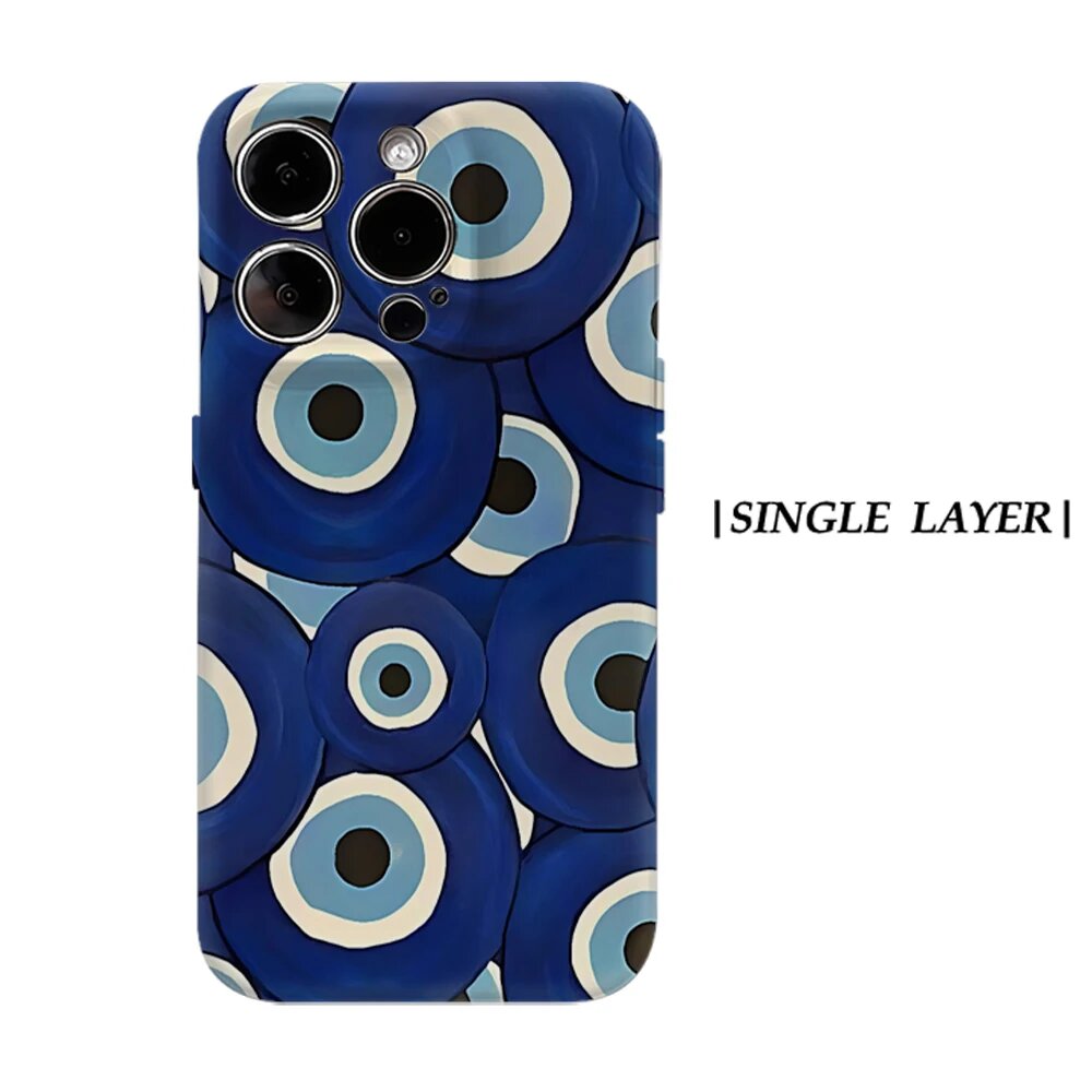Противоударный Магнитный Чехол Evil Eye Для iPhone 17/16/15/14/13 Pro Max Plus, FJ, IPHONE17PROMAX
