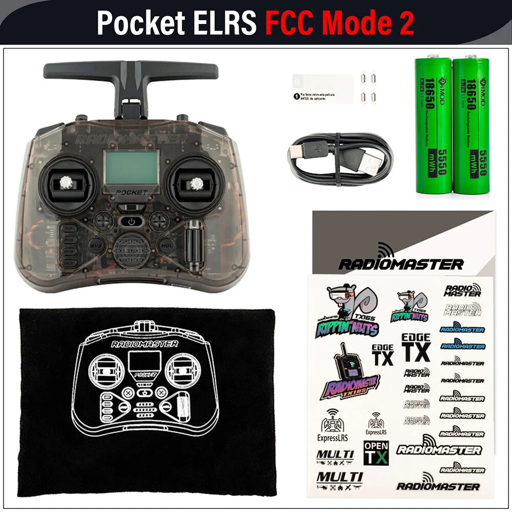 Радиопередатчик RADIOMASTER Pocket Hall Gimbal, цвет 3