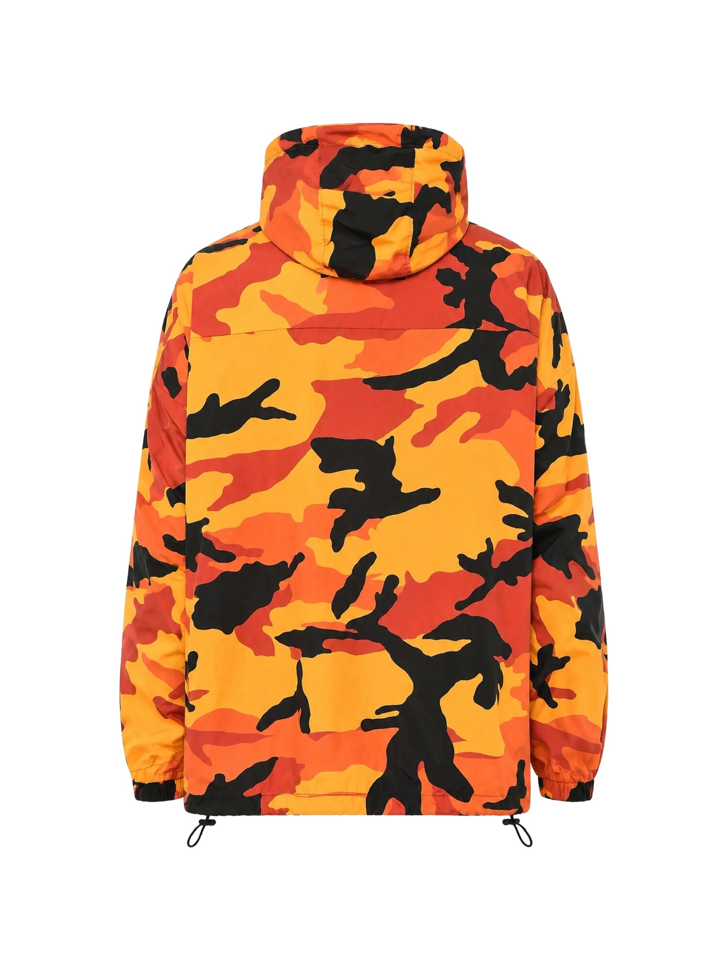 Куртка DSQUARED2 Camouflage-print hooded jacket, размер S, green/orange — фото 1