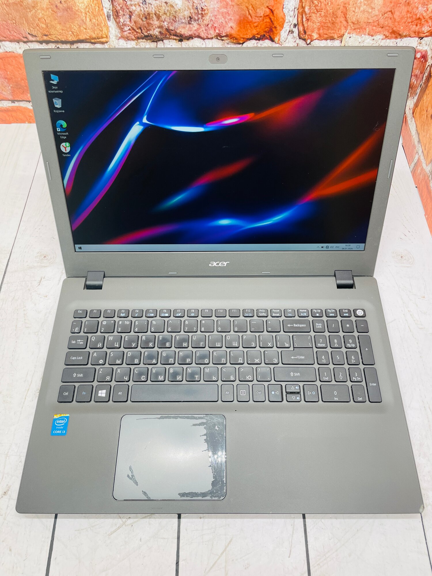Ноутбук 15,6, Acer E5-573, Intel Core i3 5005U, 4 Gb DDR3, 240 Gb SSD, Intel HD Graphics 5500