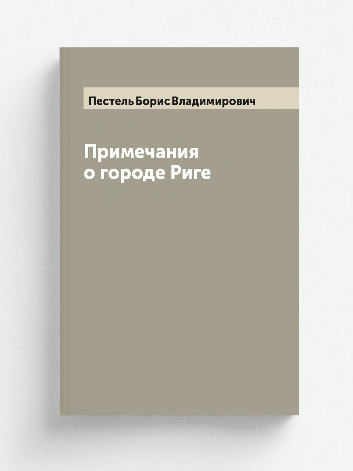 Примечания о городе Риге