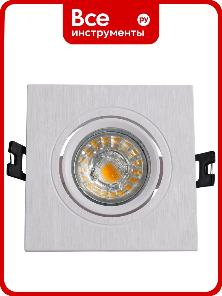 Светильник BRIZZI OSONA BR07063, GU10, IP20, квадратная, белый