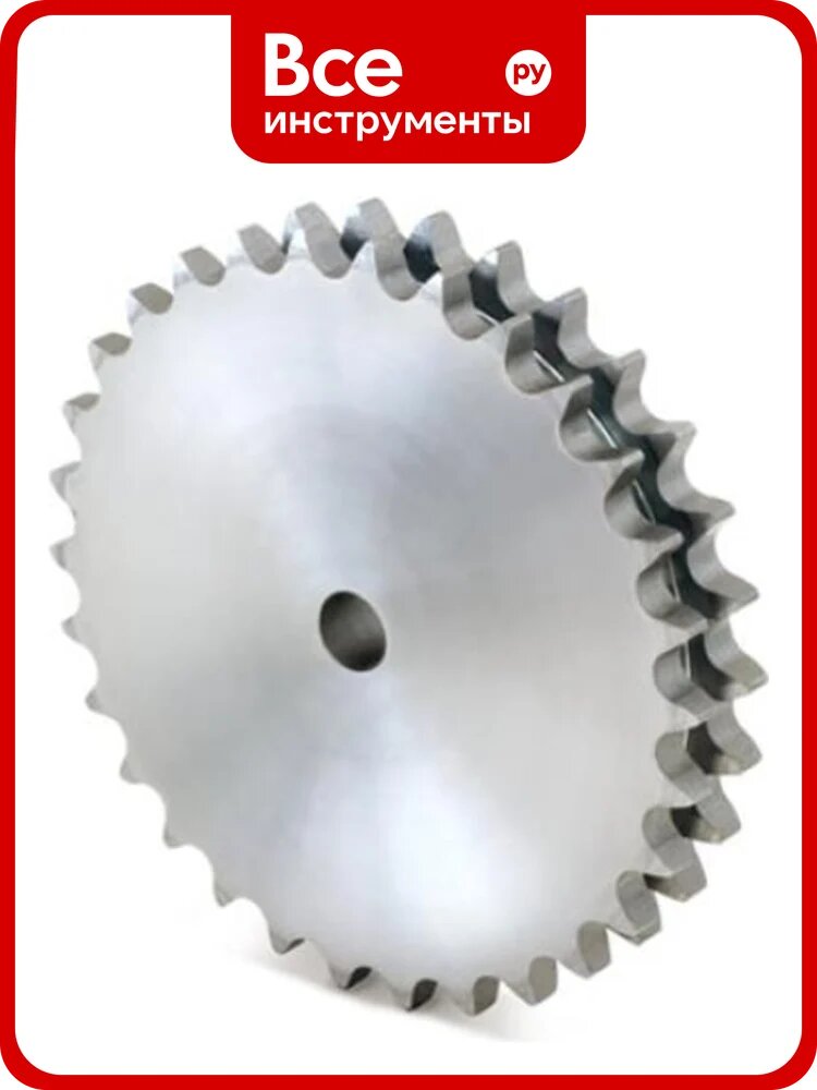 Двойная звездочка ISKRA для однорядных цепей: 08B-1, Z=18, 1/2"x5/16" PHS 08B-1DSA18 DS09018-ISKRA