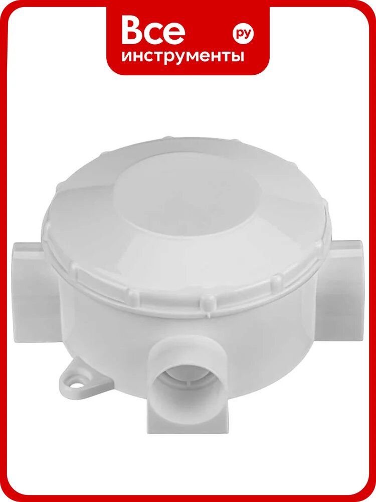 Коробка распределительная TDM ELECTRIC D80х35мм, IP42, 3-х рожковая, белая SQ1401-4014