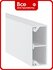 Кабель-канал DKC TMC 40/2x17 дл.2м 00305DIY, 2 х 17 мм, из двух, из прочного ПВХ...