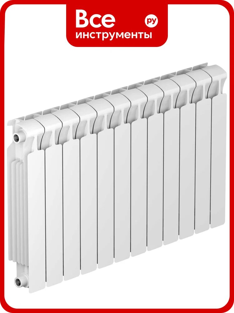 Биметаллический радиатор RIFAR MONOLIT 500 12 секц. бок. R-MN-500-12