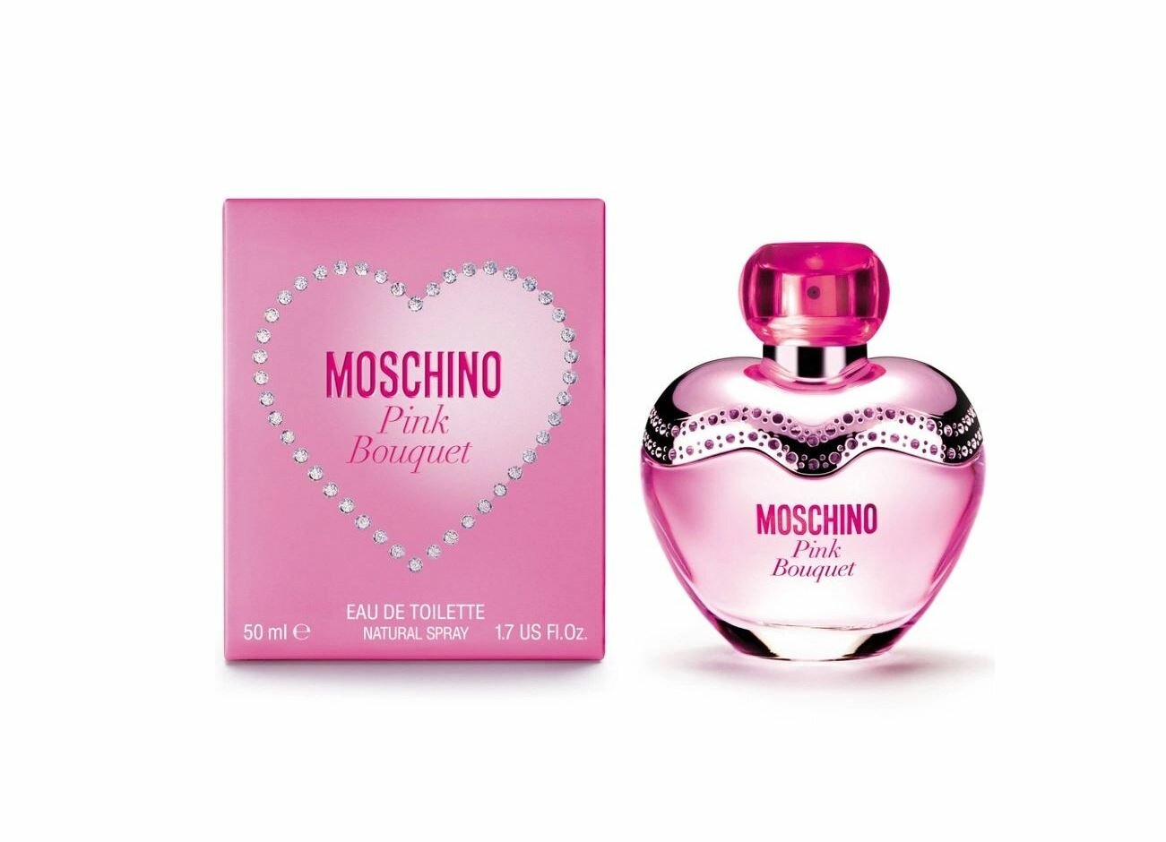 Туалетная вода Moschino Pink Bouquet 50 мл, цветочная, фруктовая