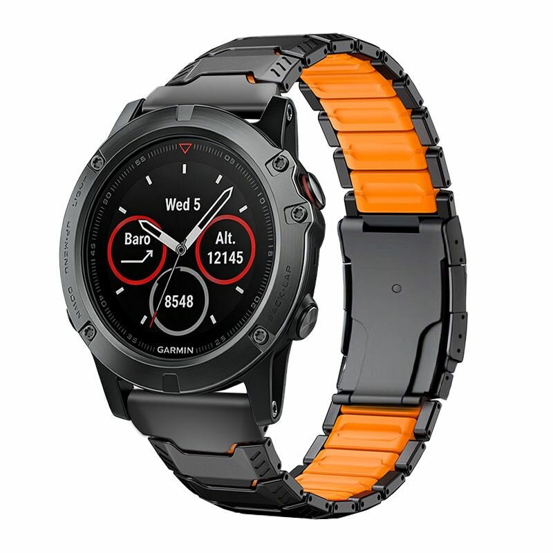 Титановый ремешок 26 мм для часов Garmin Fenix 8 7X Pro Tactix 7 EPIX Pro 51 мм Enduro 3 2X Instinct 3 2X 50 мм QuickFit