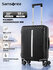 Чемодан Samsonite, 31.5 л, размер S, черный