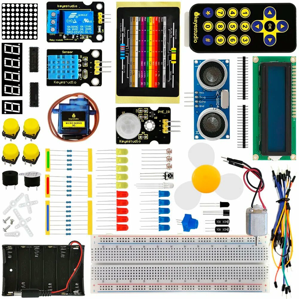 Набор Keyestudio Basic Starter Kit V2.0 для Arduino (Mega Board) — фото 1