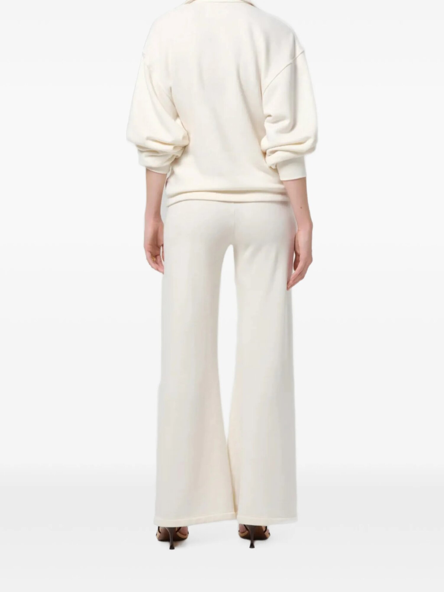 Брюки Citizens Of Humanity Nora drawstring trousers, размер XS, бежевый/белый — фото 1