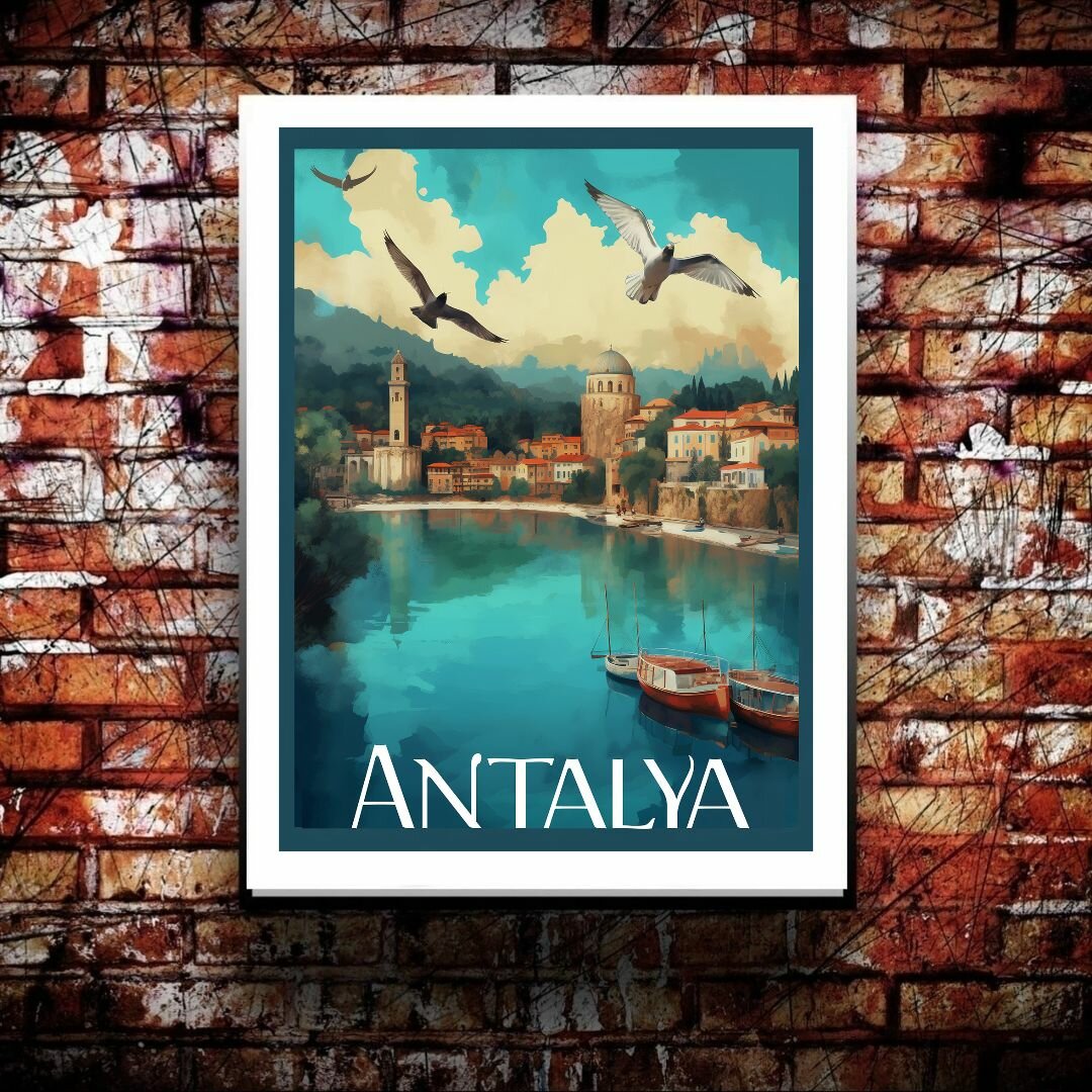 Плакат "Анталья (Турция)" из коллекции "Просторы мира" А4