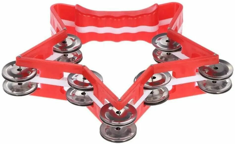 Тамбурин TERRIS HST-P12RD без мембраны, красный