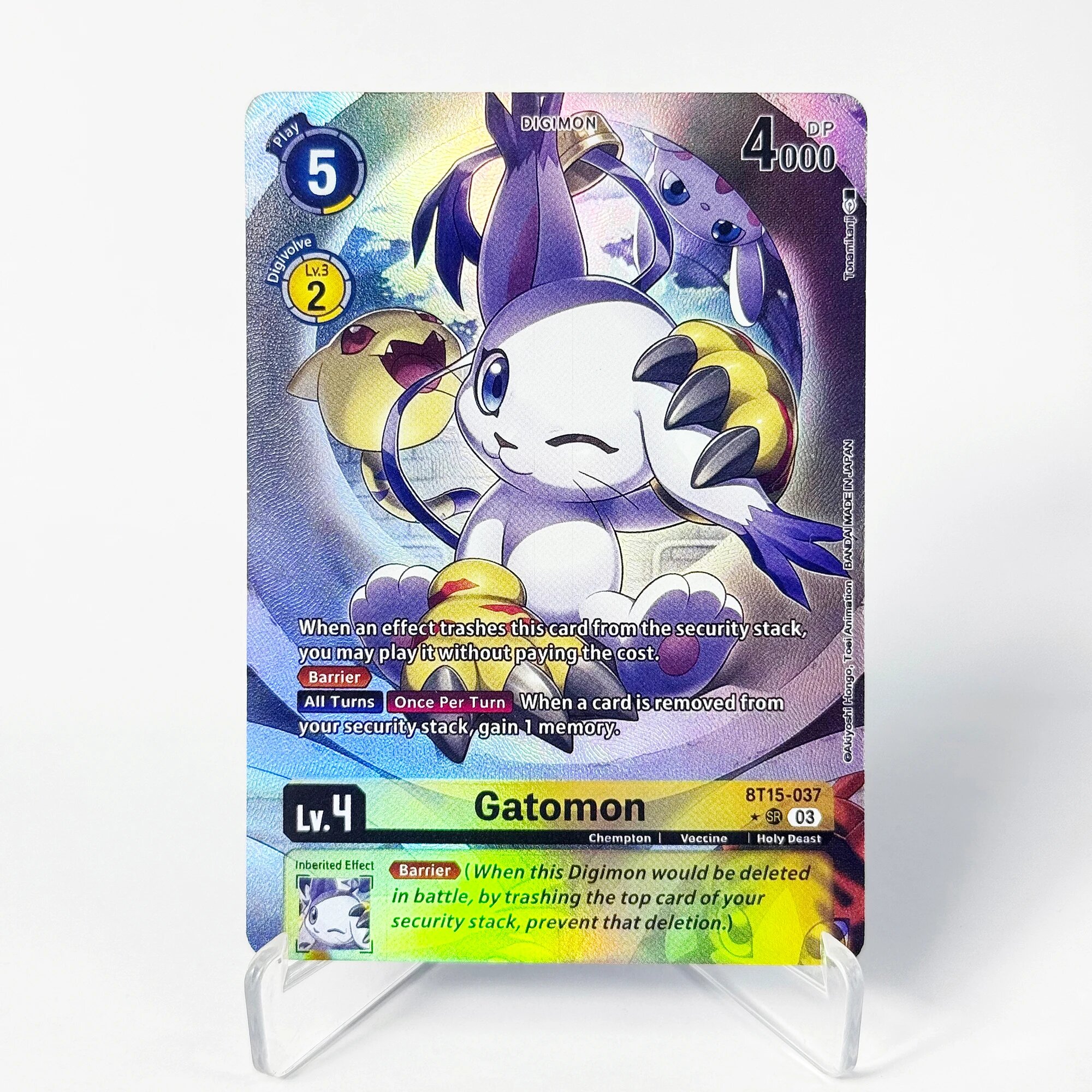 Коллекционное издание Digimon BT20/BT14 Bandai Gatomon