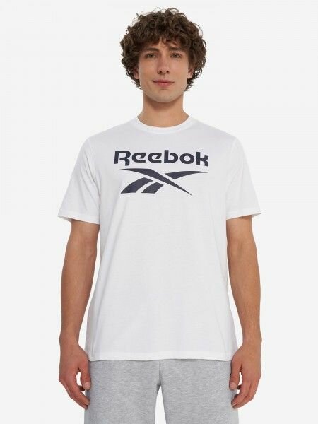 Футболка спортивная Reebok, размер L, белый — фото 1