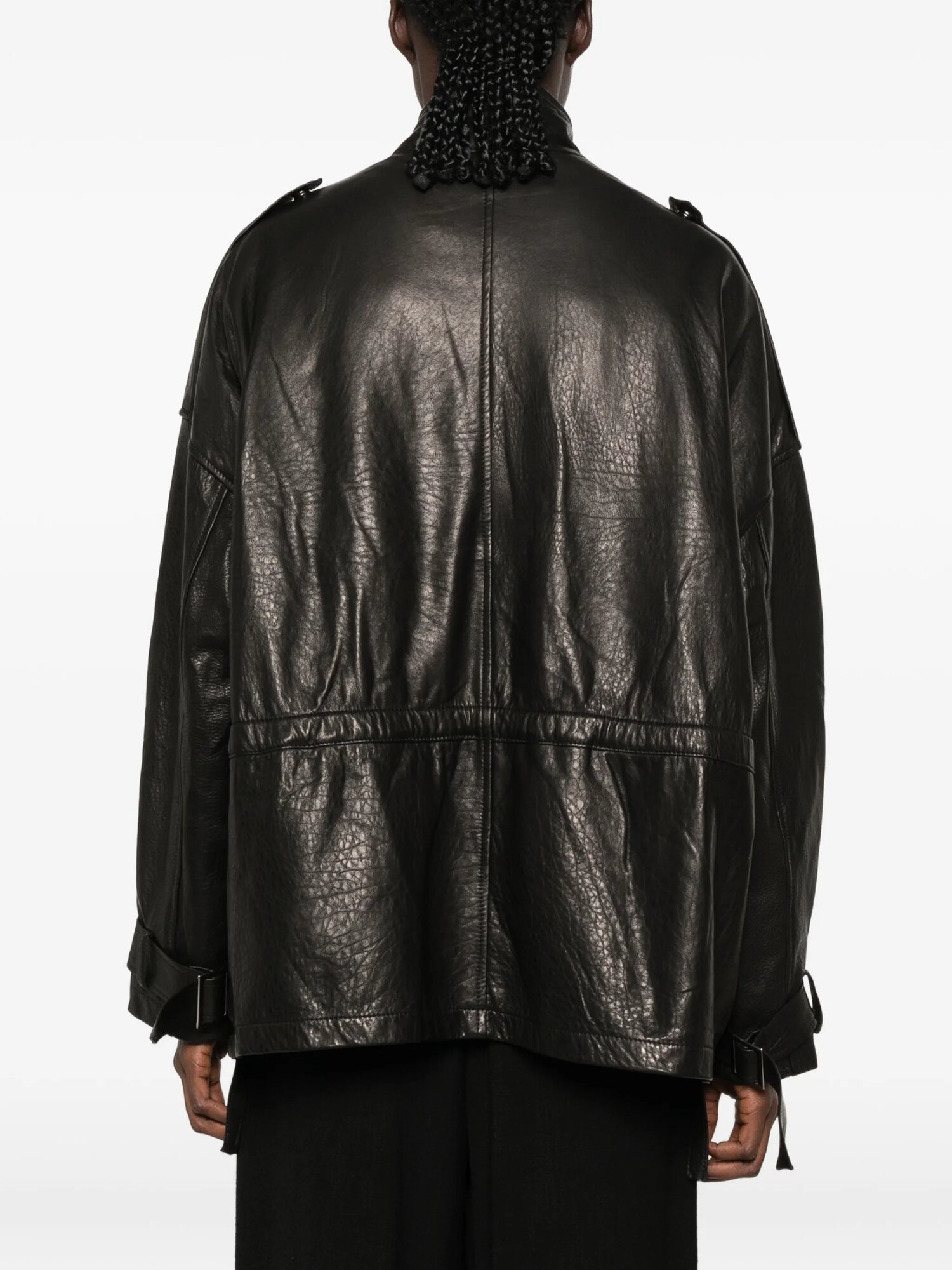 Куртка Giorgio Brato Leather epaulette jacket, размер 42 — фото 1