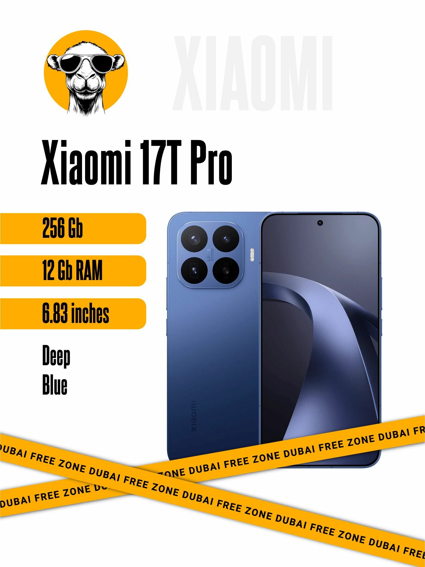 Смартфон Xiaomi 17T Pro 12/256Gb Deep Blue