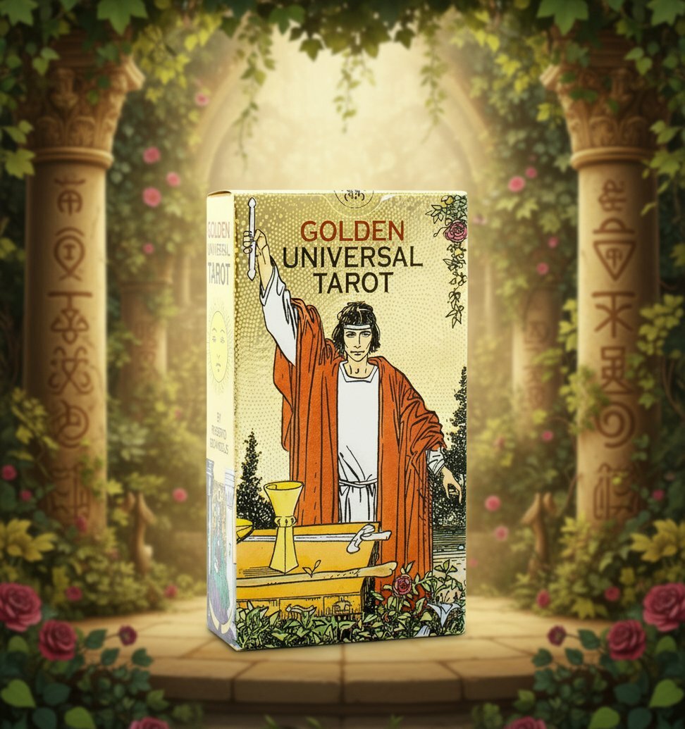 Карты Таро "De Angelis Golden Universal Tarot" Lo Scarabeo / Золотое Универсальное Таро 63422 Lo Scarabeo
