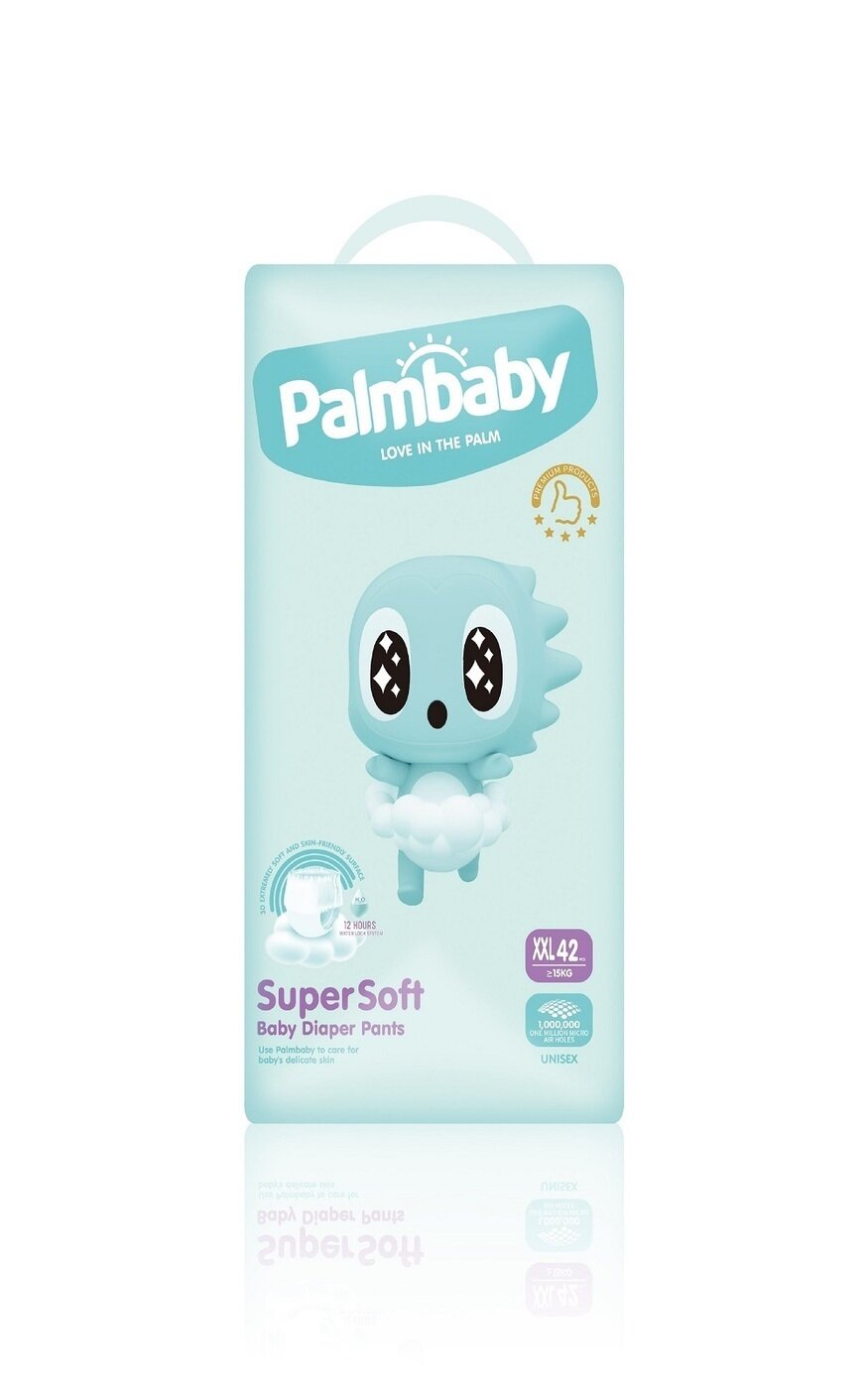 Подгузники-трусики Palmbaby Super Soft Premium XXL (15+кг) / 42 шт.