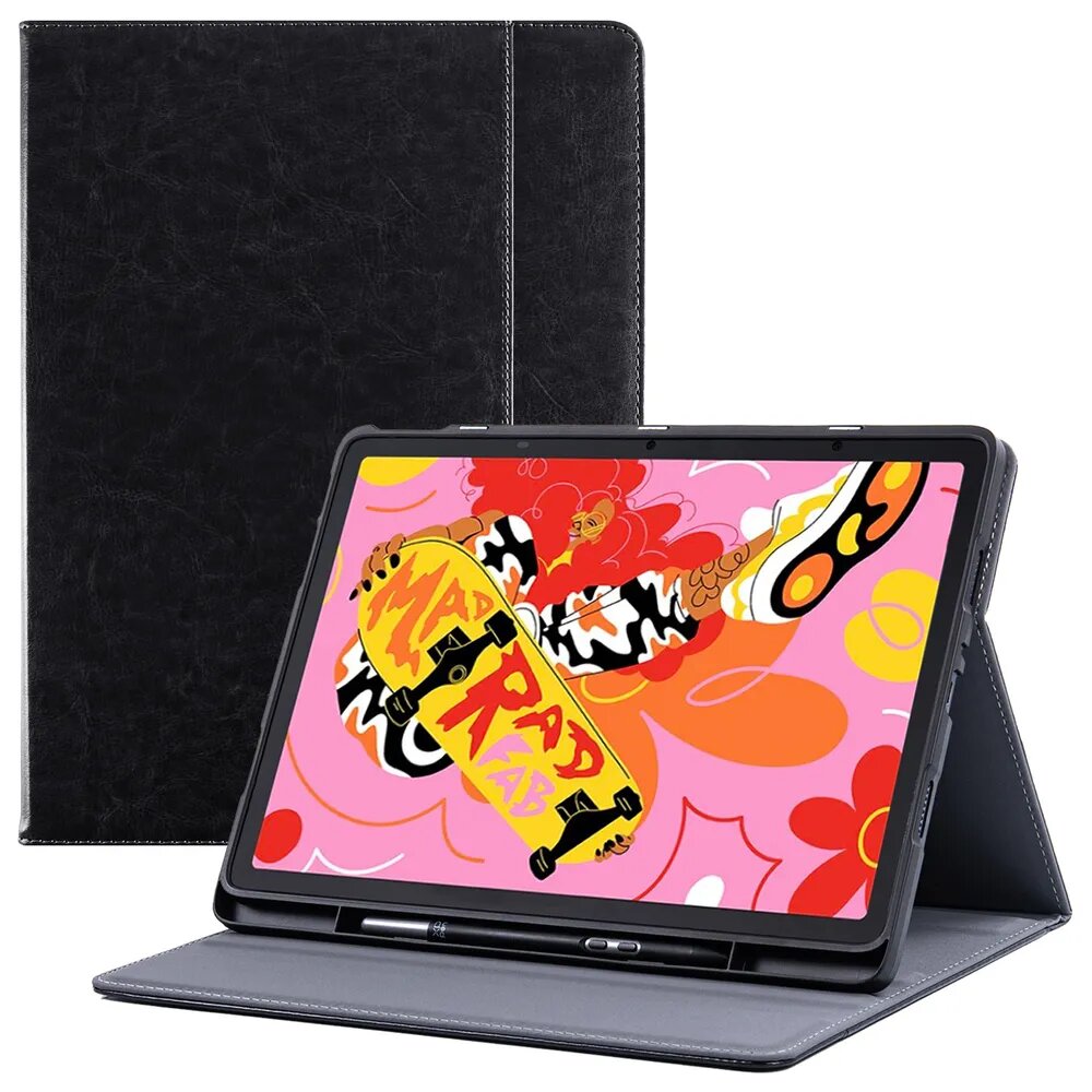 Чехол для XPPen Magic Drawing Pad 12.2, многорагловая подставка для просмотра, чехол из искусственной кожи с держателем для ручки, карман, автоматический сон/пробуждение