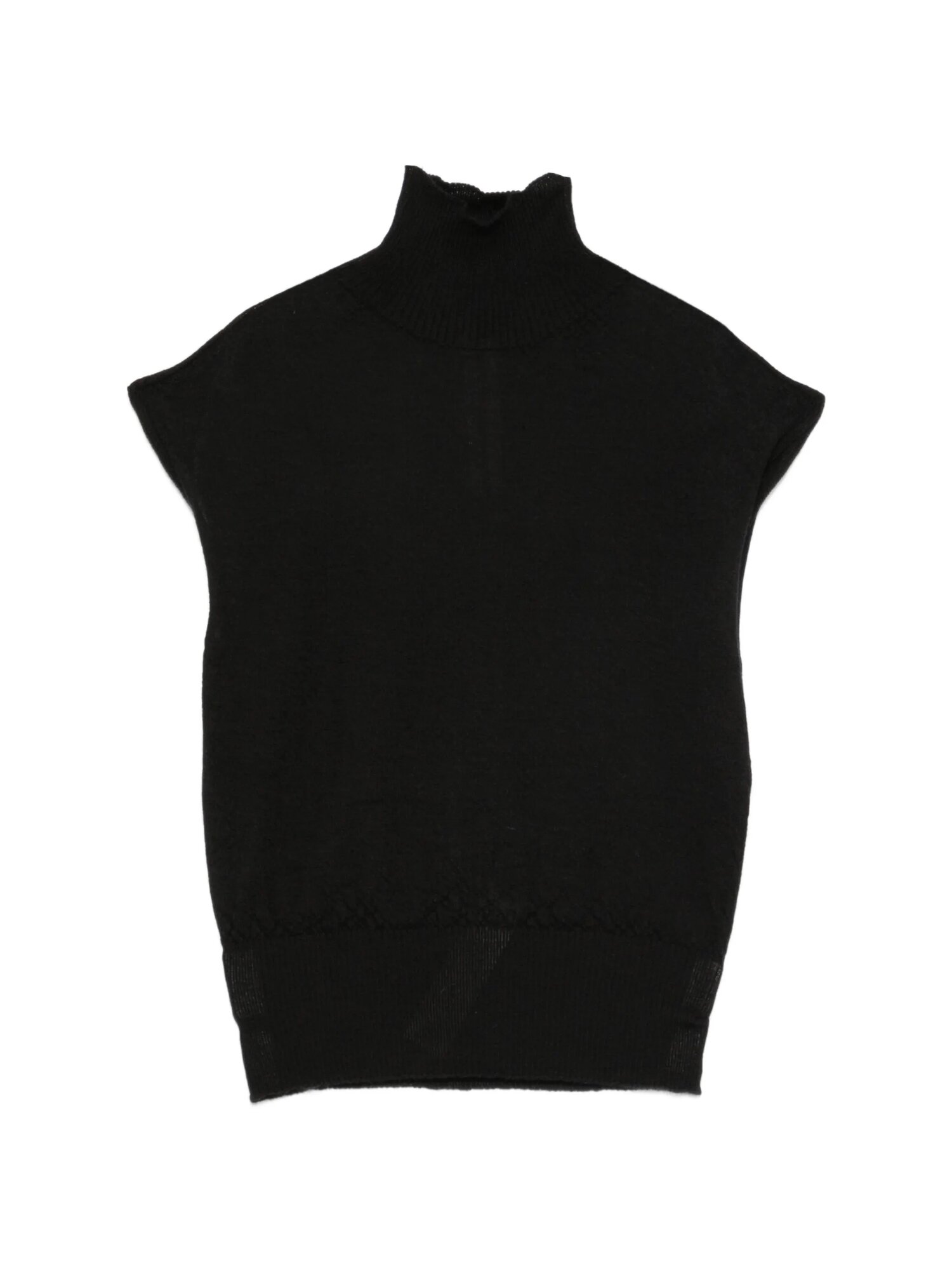 Жилет High-neck knitted vest