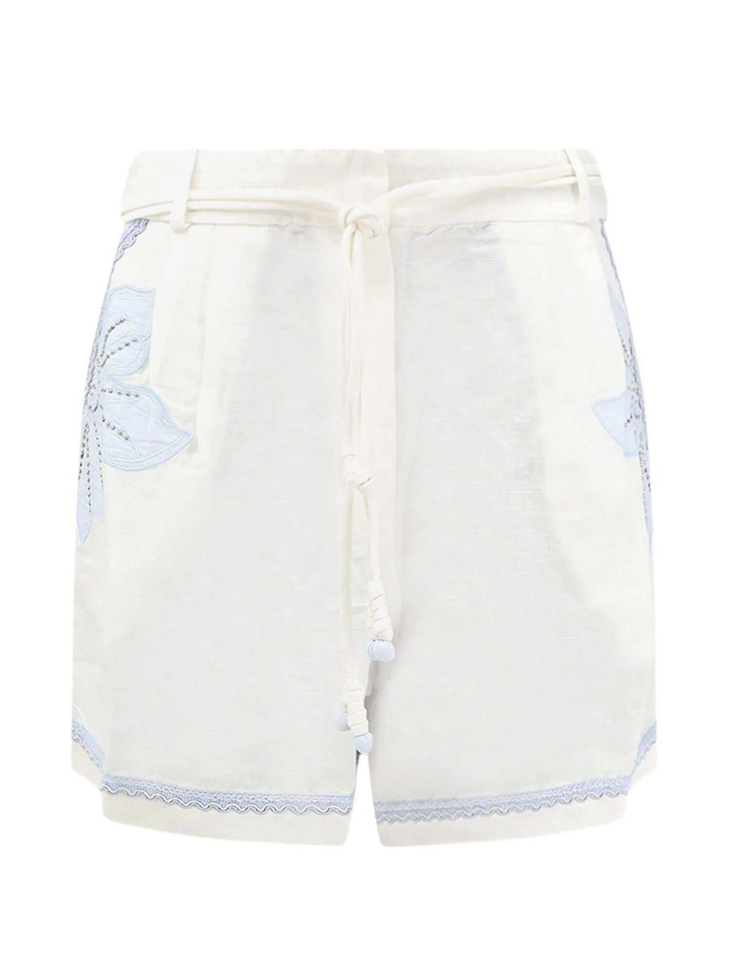 Шорты Vareli floral-appliqué studded shorts