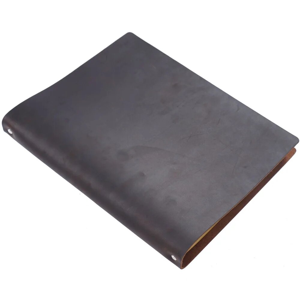 RAYSLIN Большой блокнот А4 из воловьей кожи красный Lined, coffee