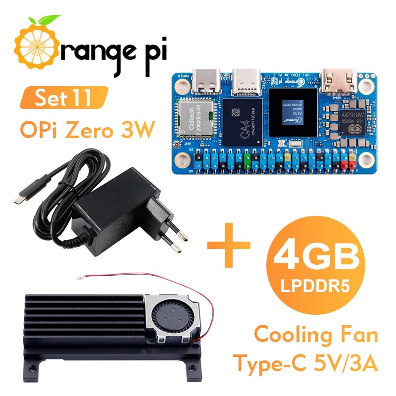 Orange Pi Zero3W 4G комплeкт