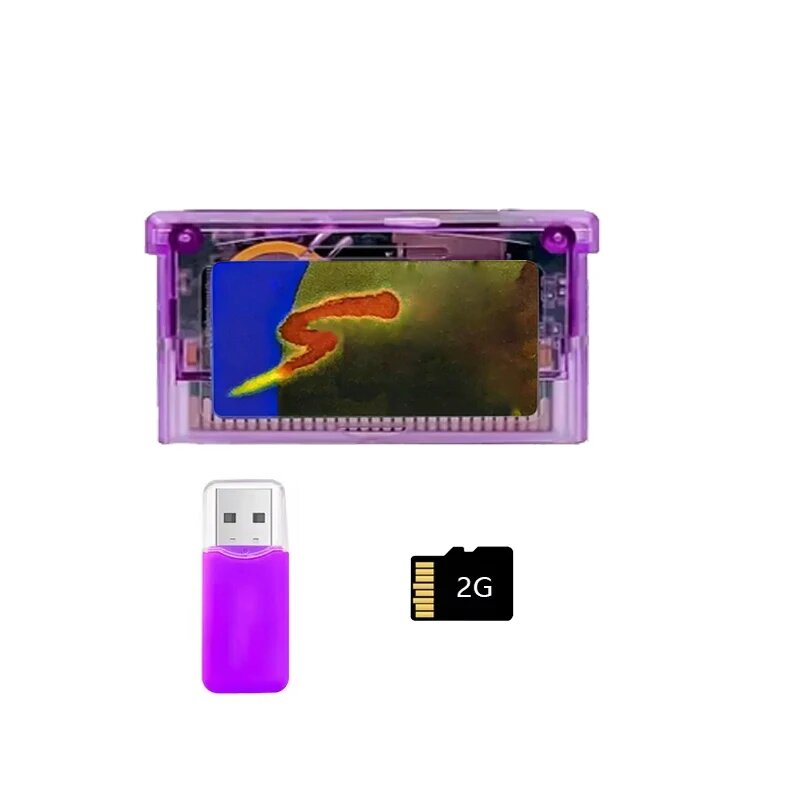 GBA Flash Mini 2ГБ SD-адаптер, Цвет: fenSC1-SD