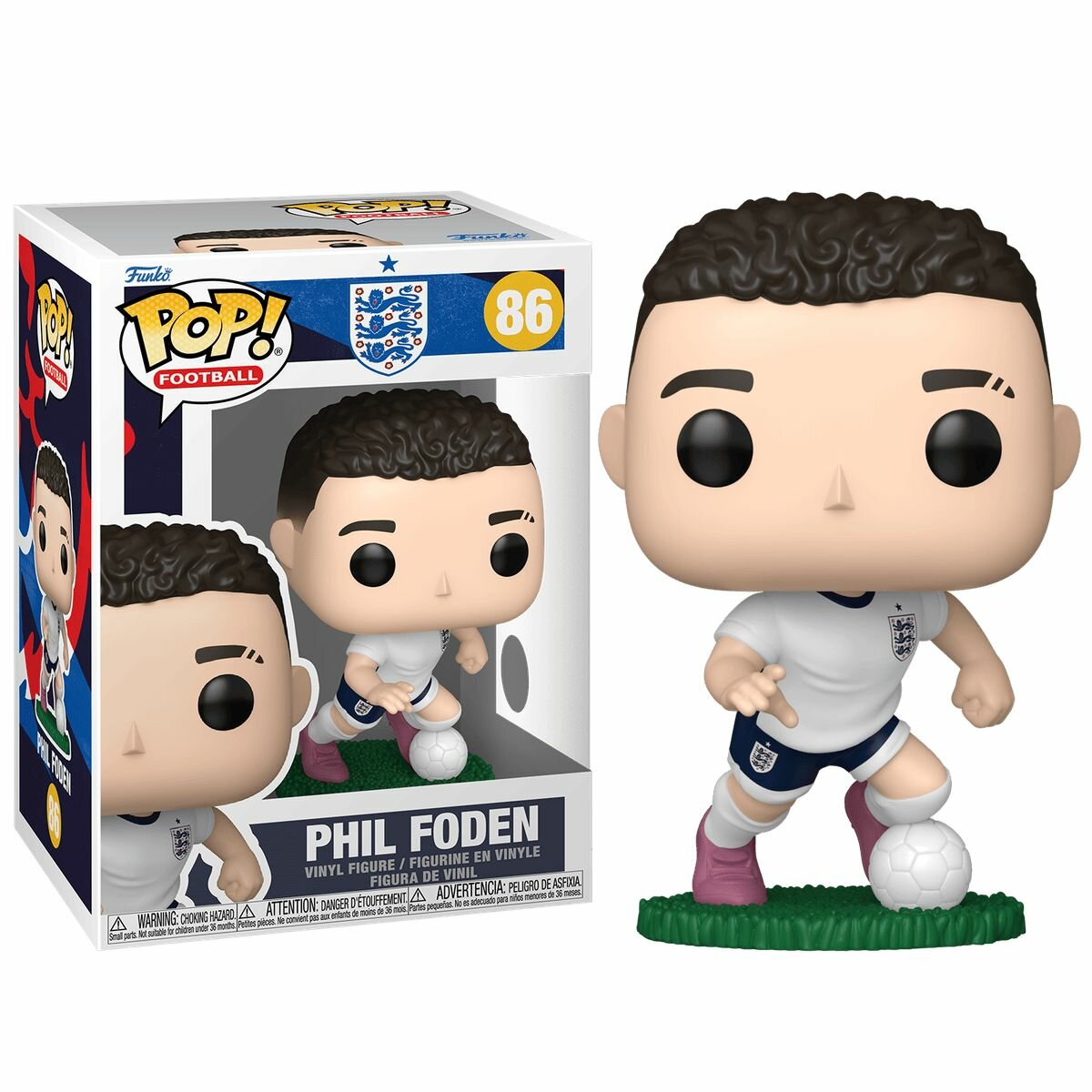 Фигурка Funko Pop Фанко поп футболист Фил Фоден Phil Foden из команды Англии 86
