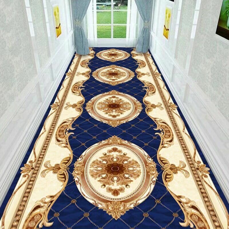 Ковер дорожка 150x600 см винтажный серый металлик