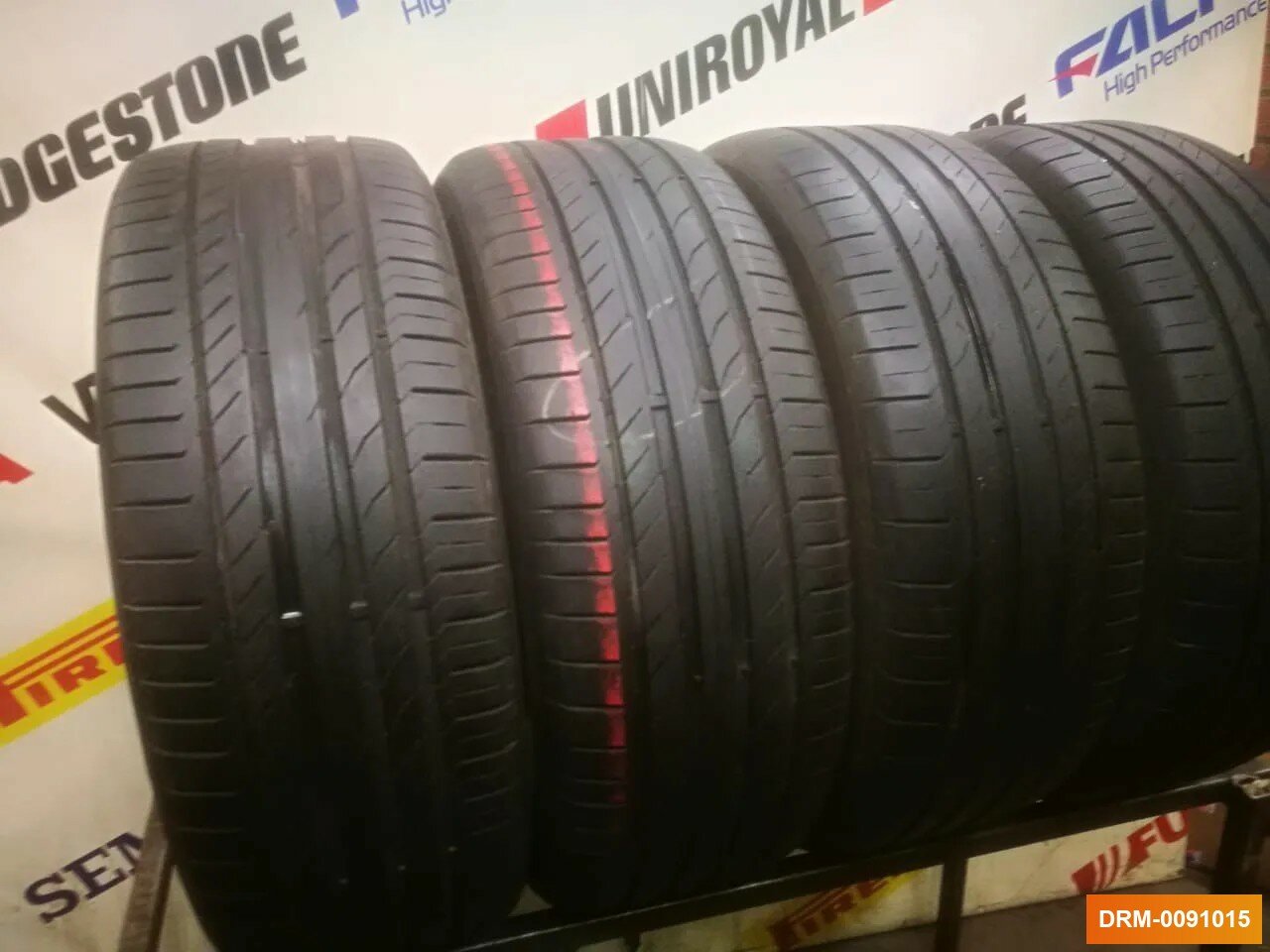 Комплект (4 шт) летних БУ шин Continental ContiSportContact 5 235/55 R19 35% износ 3037185446