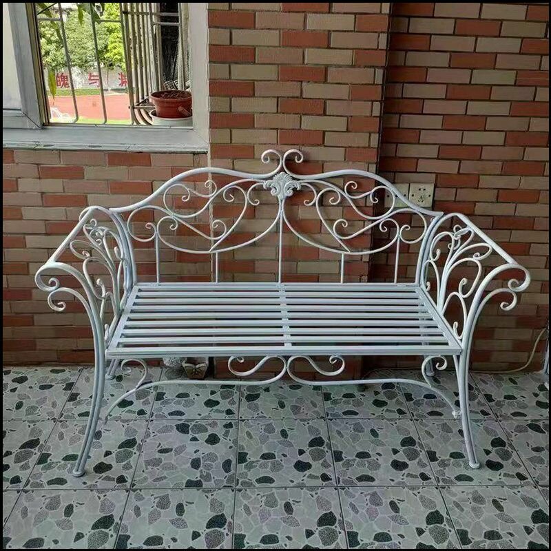 Садовый стул, Металл, 133х46х86 см, 1 шт