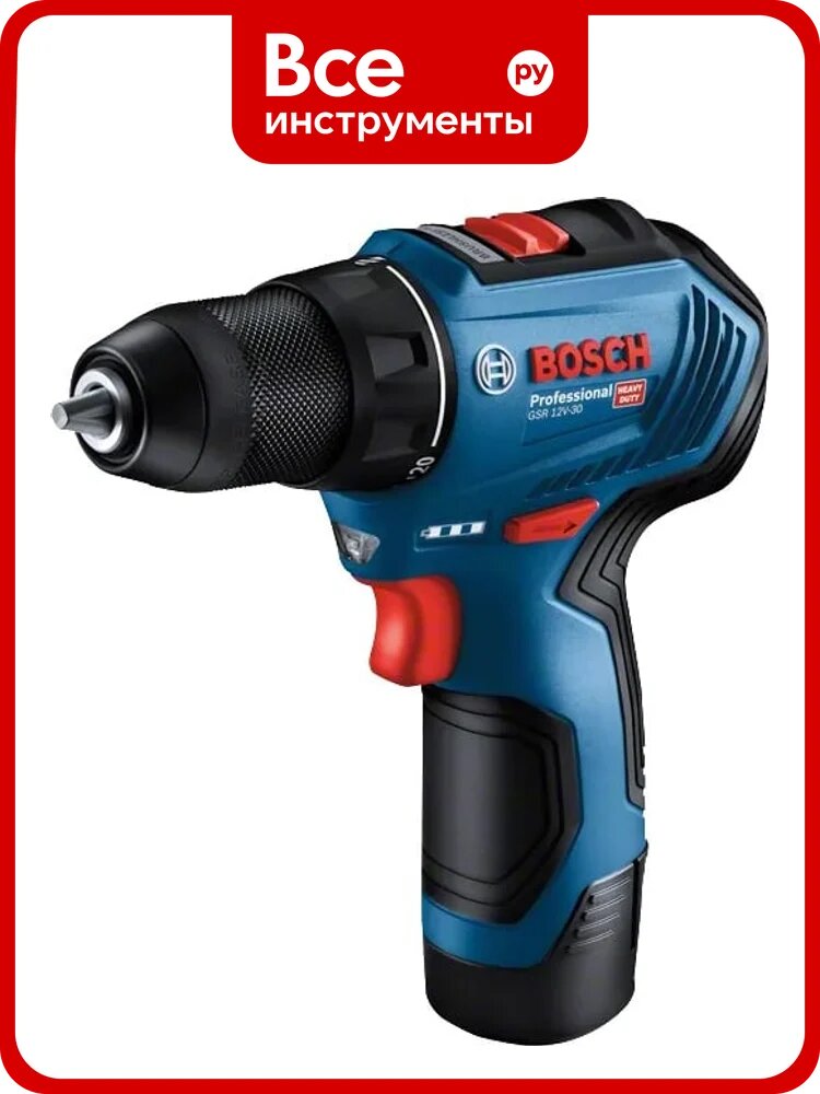 Аккумуляторная дрель-шуруповерт Bosch GSR 12V-30 06019G9000