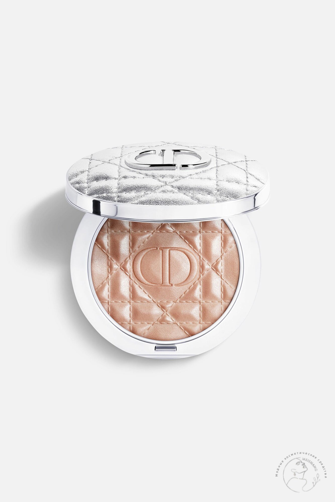 Хайлайтер на лице Dior Forever Glow Luminizer 6g 02 Gold Halo хайлайтер для лица тонкий блеск золотой оттенок