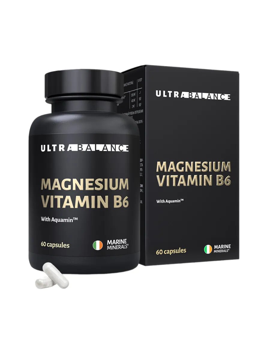 Магний B6/Magnesium Vitamin B6 Premium UltraBalance капсулы