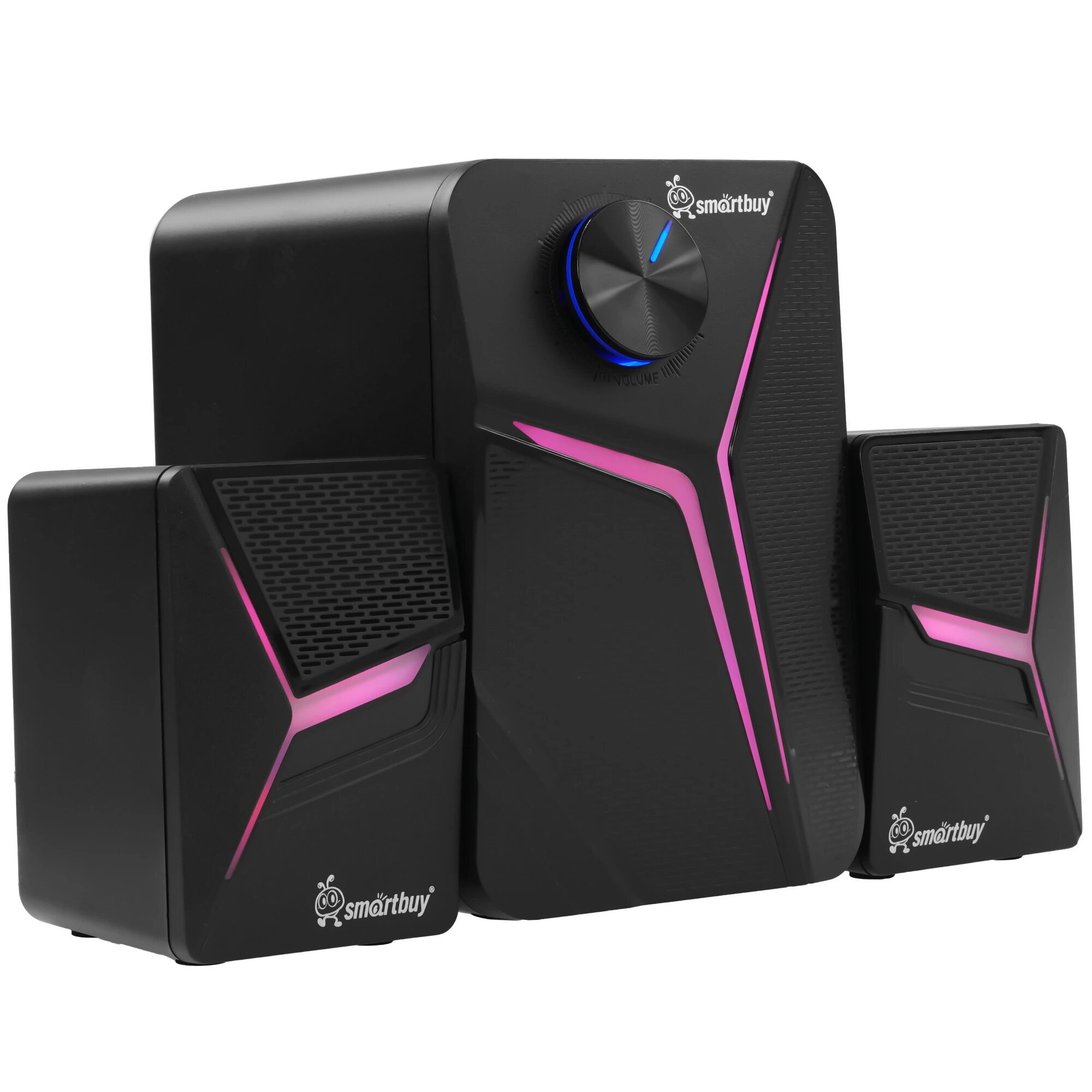 Портативная колонка Smartbuy SBA-4450 S1, 2.1, с подсветкой, черный