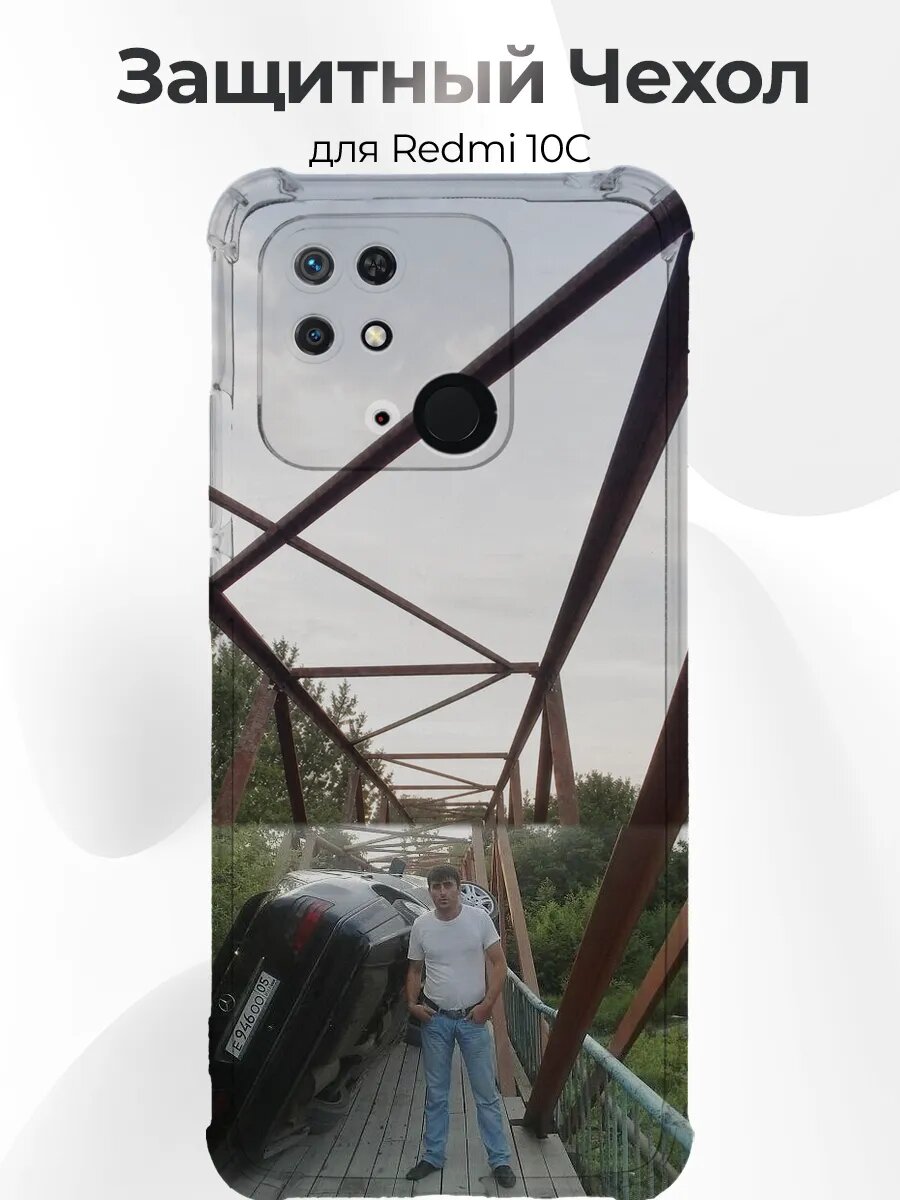 Чехол Xiaomi Redmi 10C Mercedes ML W163 на боку