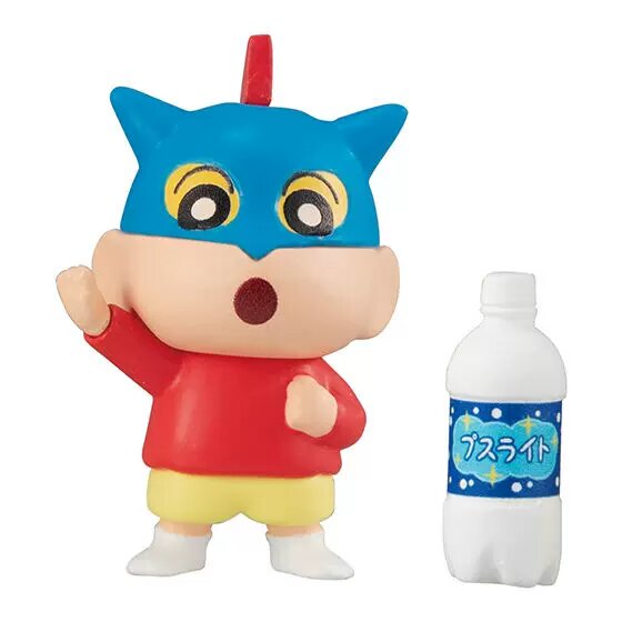 Bandai Crayon Shin-chan Gashapon Фигурка - Персонаж Динамический Супермен, Коллекционная Статуэтка 7 см для Детей и